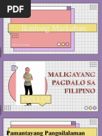 Filipino Thesis Title Examples | PDF | Tagalog Language | Thesis
