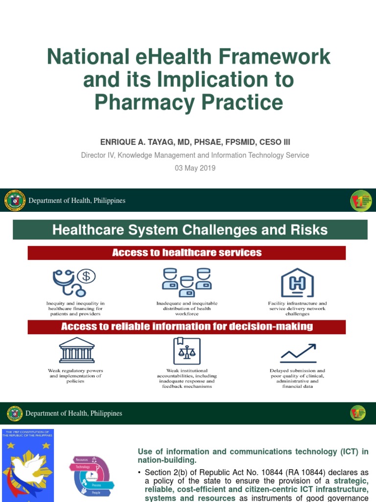 National eHealth Framework Overview | PDF | Health Care | Governance