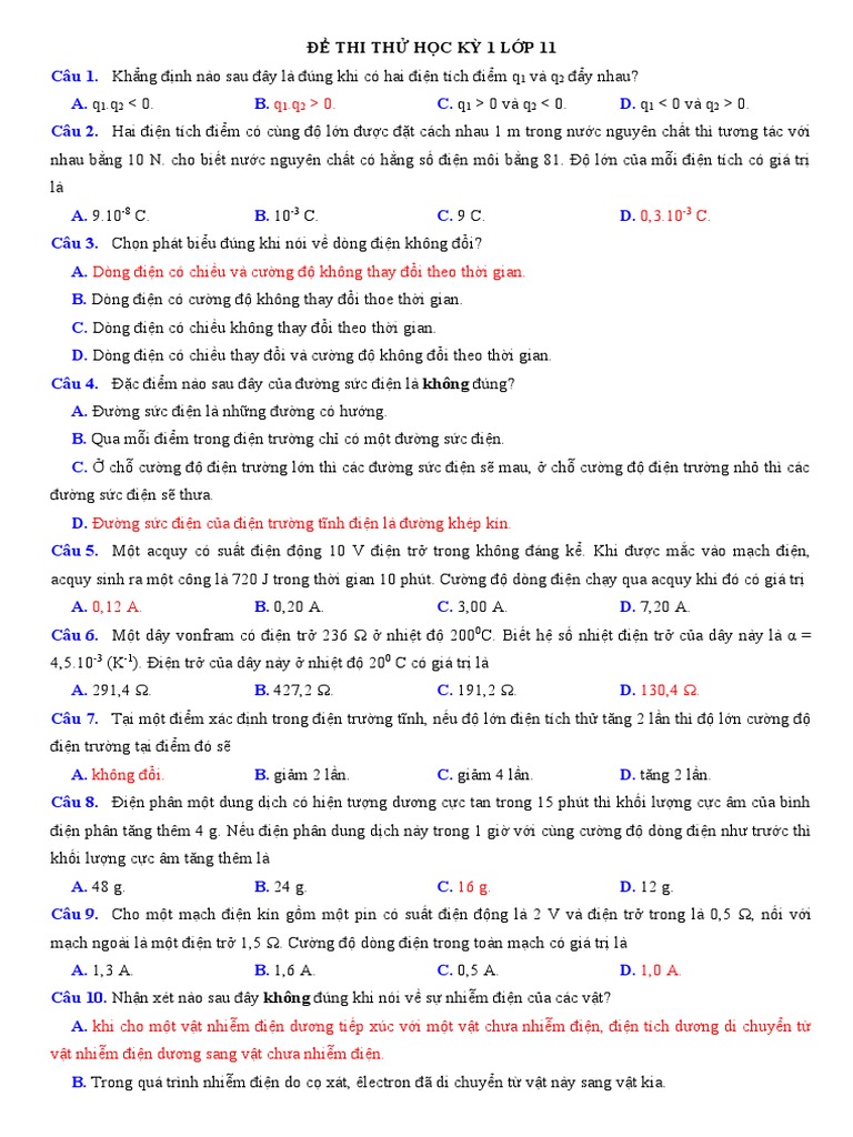 HK1L11 QH 2021 2022 | PDF