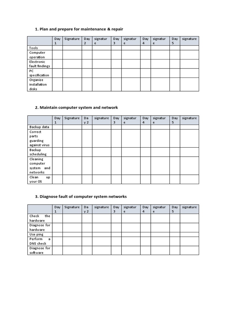 Plan and Prepare For Maintenance | PDF