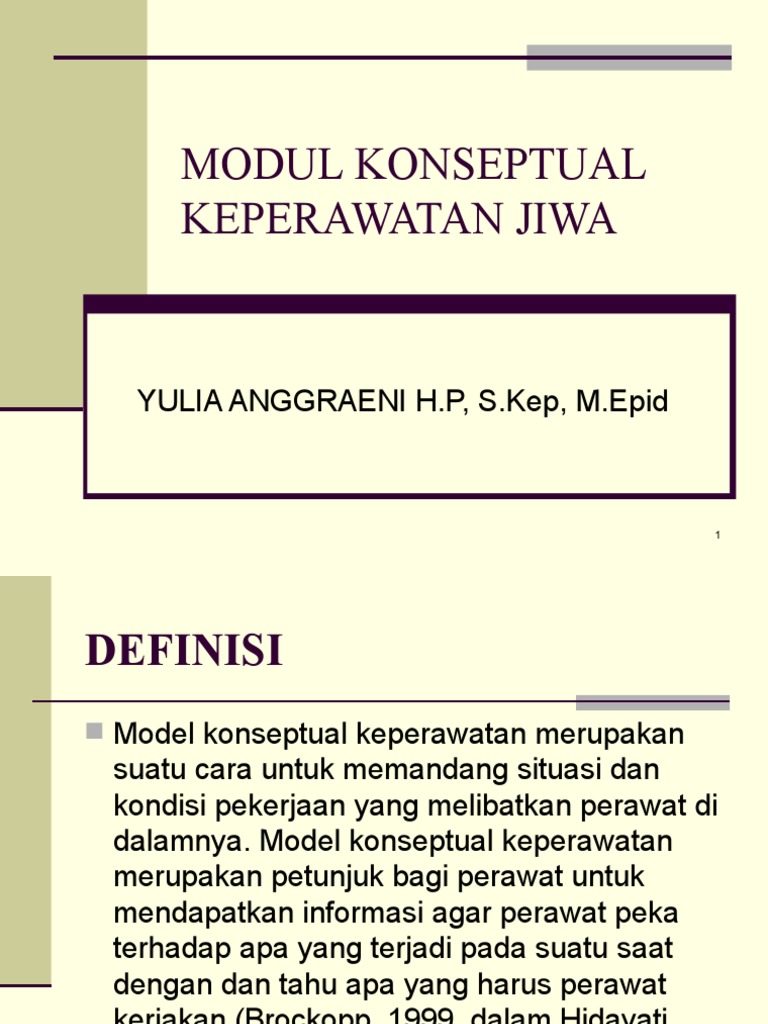 Modul Keperawatan Jiwa | PDF