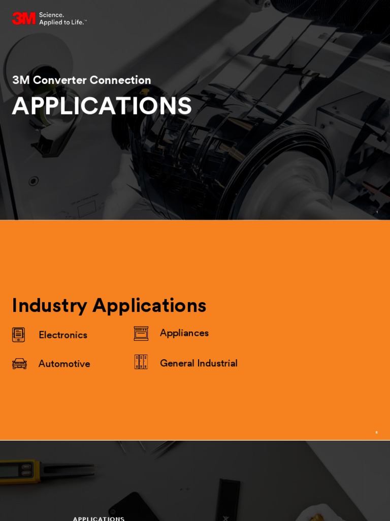 3m Converter Connection Applications | PDF | Adhesive | Silicone