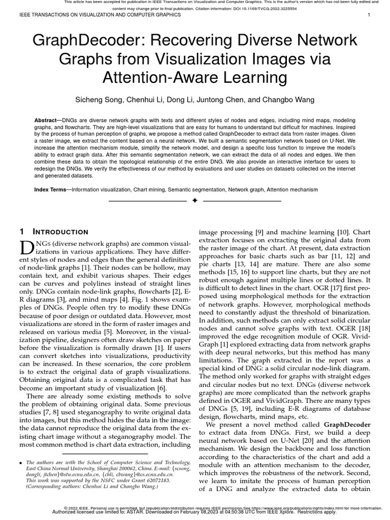 GraphDecoder Recovering Diverse Network Graphs From Visualization Images Via Attention-Aware ...