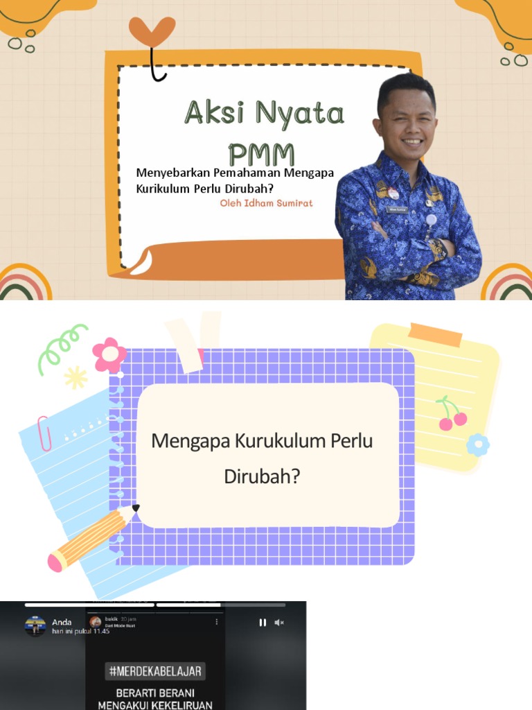 AKSI NYATA MODUL MERDEKA BELAJAR Idham Sumirat | PDF | Seni ...