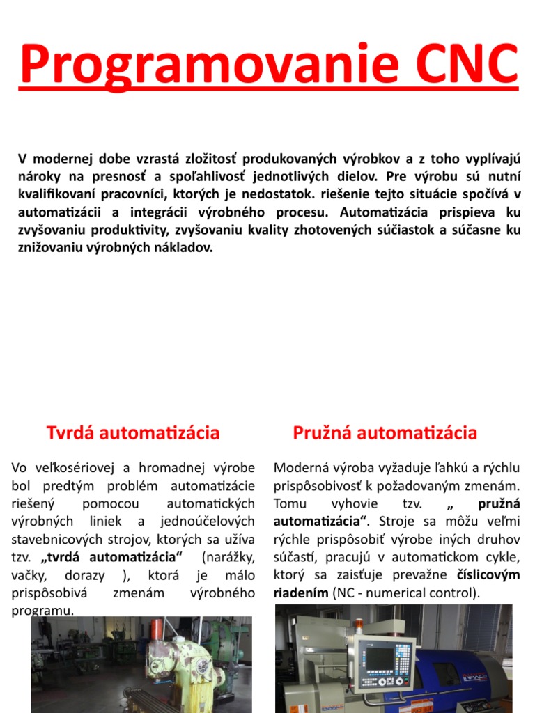 Zaklady Programovania CNC Strojov | PDF
