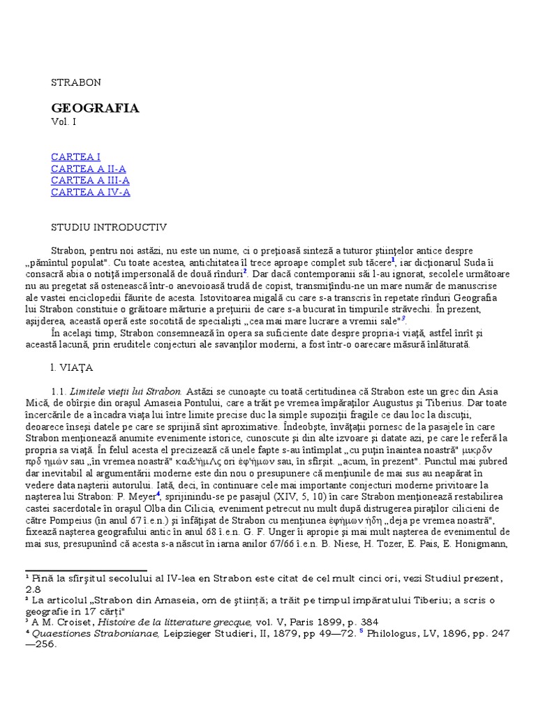 Strabon - Geografia | PDF