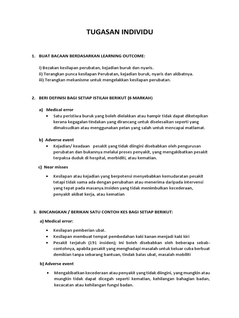 Tugasan Individu Sir Hanif | PDF