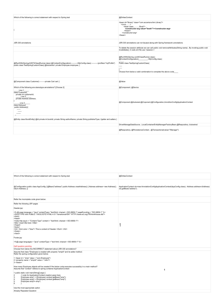MCQ3 - Sheet1 | PDF | Class (Computer Programming) | Computer Engineering