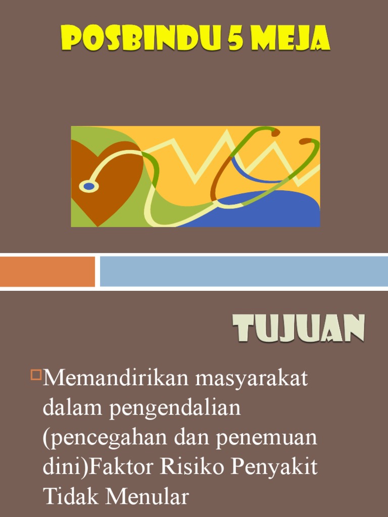 Posbindu 5 Meja | PDF