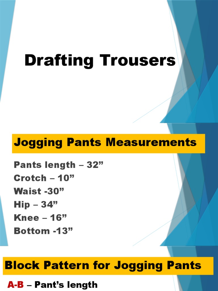 Drafting Trousers | PDF | Teaching Methods & Materials | Lifestyle
