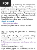 Munting Pagsinta | PDF