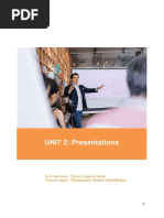 PW1 - Unit 9 - Presentation Skills Worksheet | PDF | Human Communication