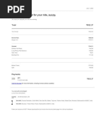 Uber Bill | PDF | Invoice | Payments