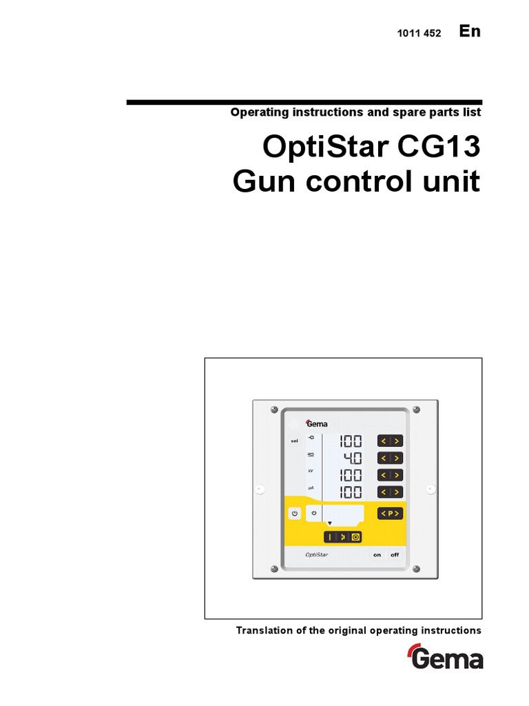 OptiStar CG13 en | PDF | Parameter (Computer Programming) | Computer ...