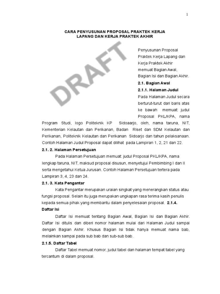 Panduan Penulisan Poltek - Revisi | PDF