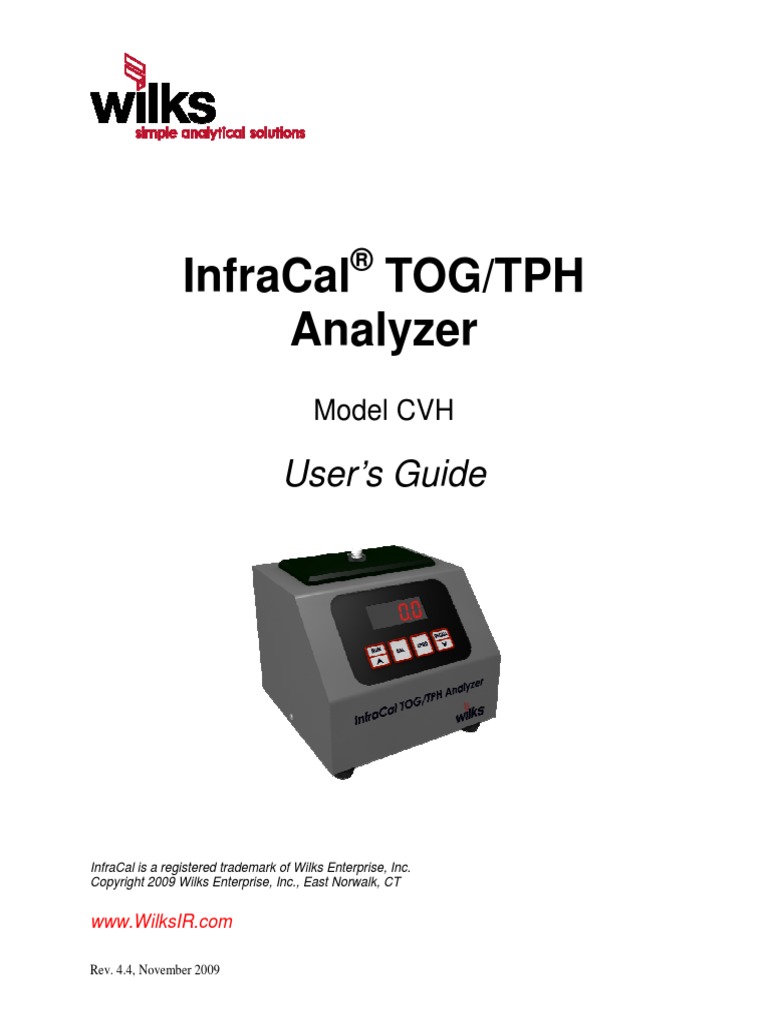 4users Guide CVH Rev 4.4 | PDF | Infrared | Calibration