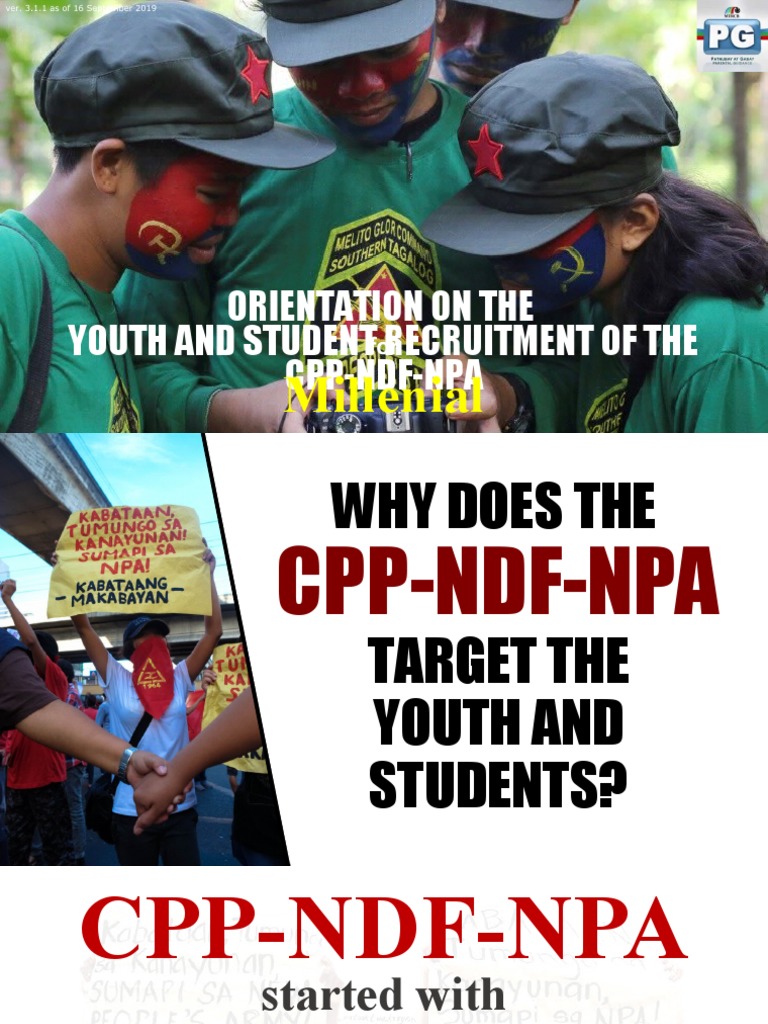 Orientation On The Youth and Student Recruitment of The Cpp-Ndf-Npa | PDF | Maoism | Philippines