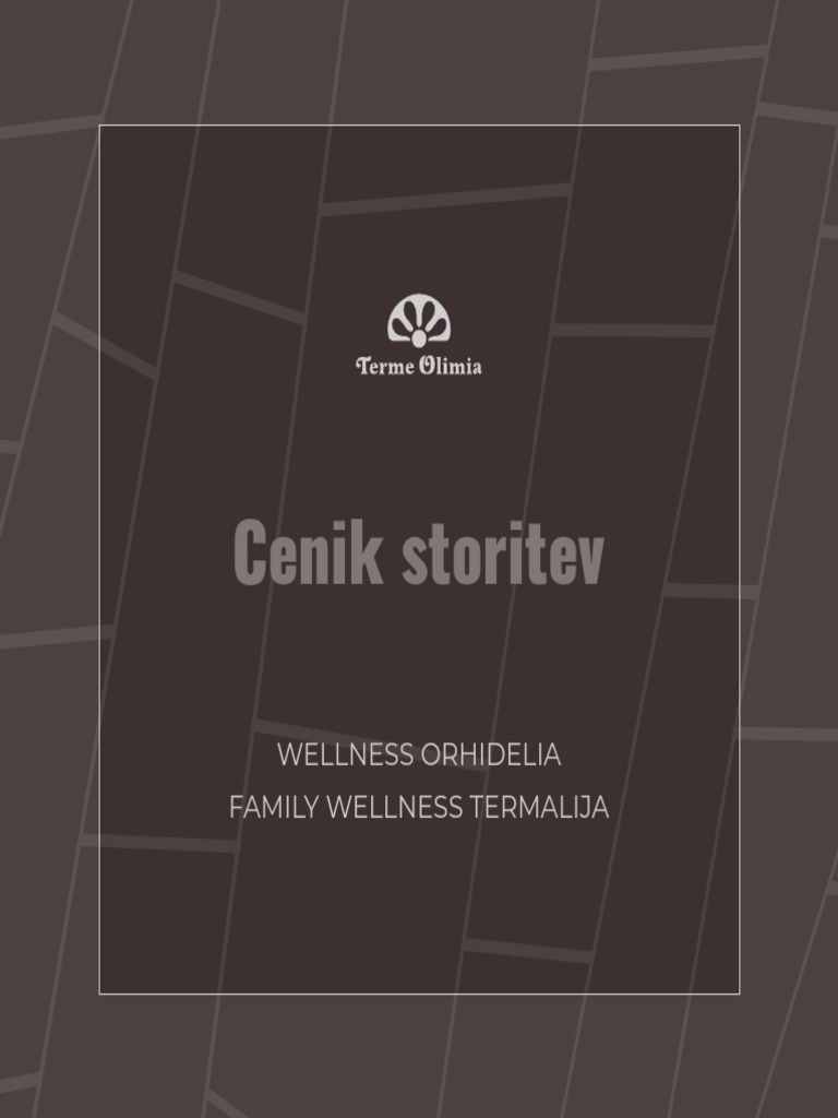 Masaze Spa Terme Olimia 2023 | PDF