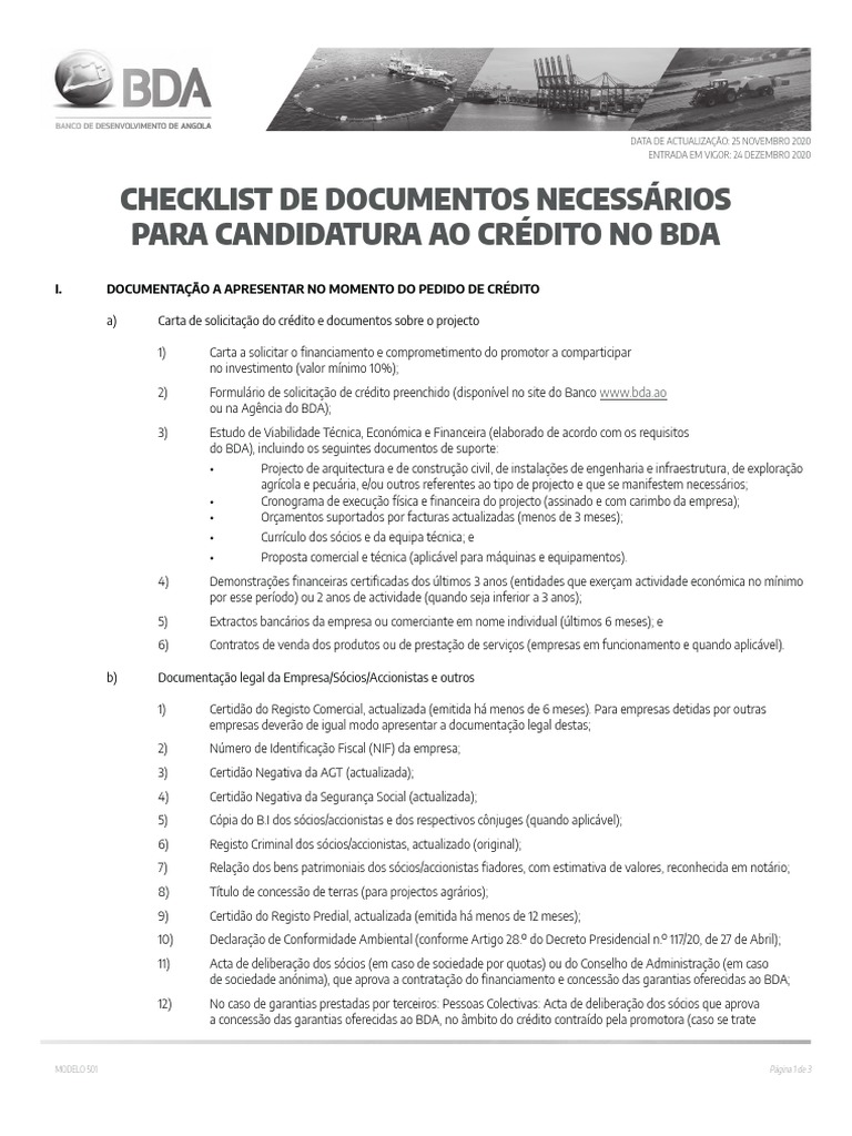 Bda Checklist PB 2 | PDF