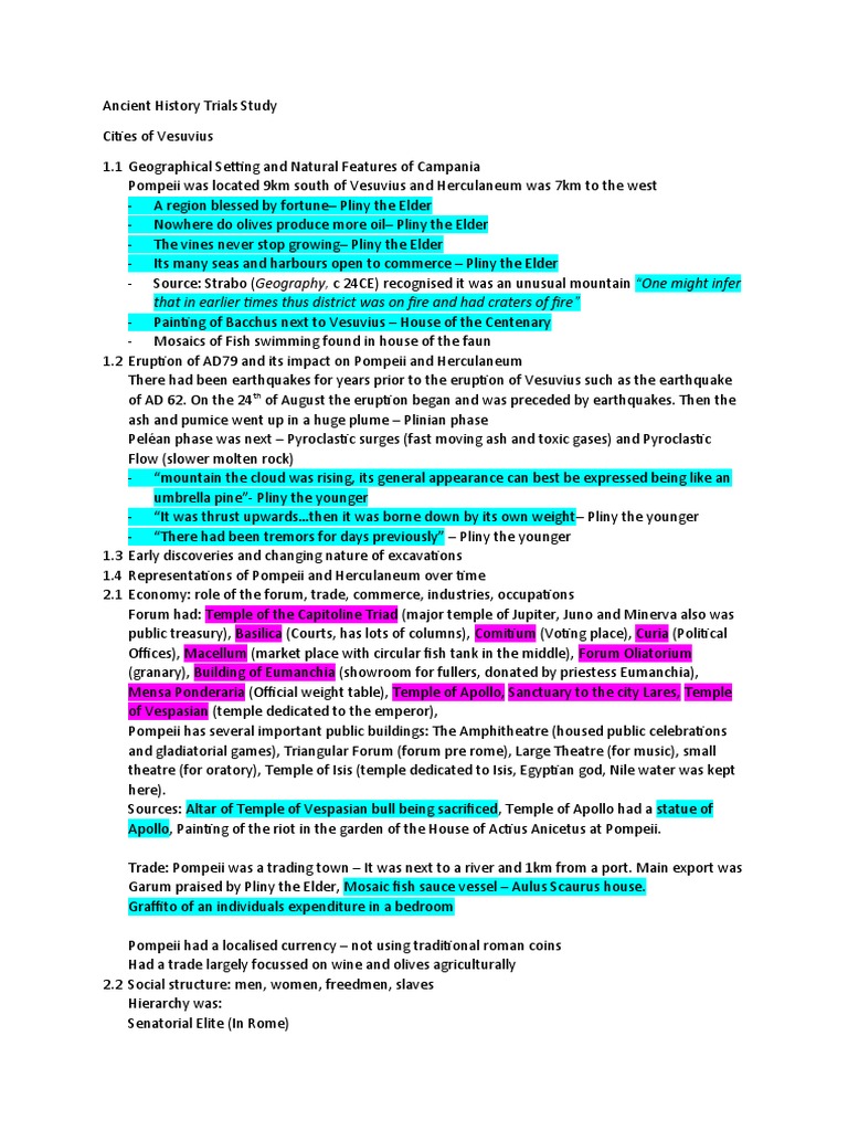 Ancient History Dot Point Summary | PDF | Hatshepsut | Sparta