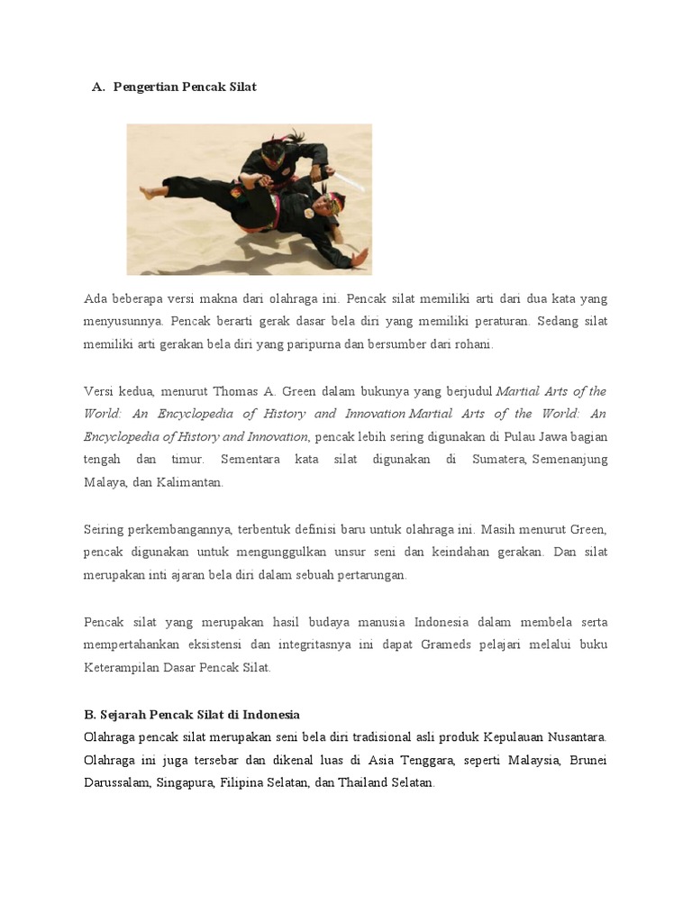 Pengertian Pencak Silat | PDF