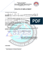 Certificate of Employment in Taiwan | PDF