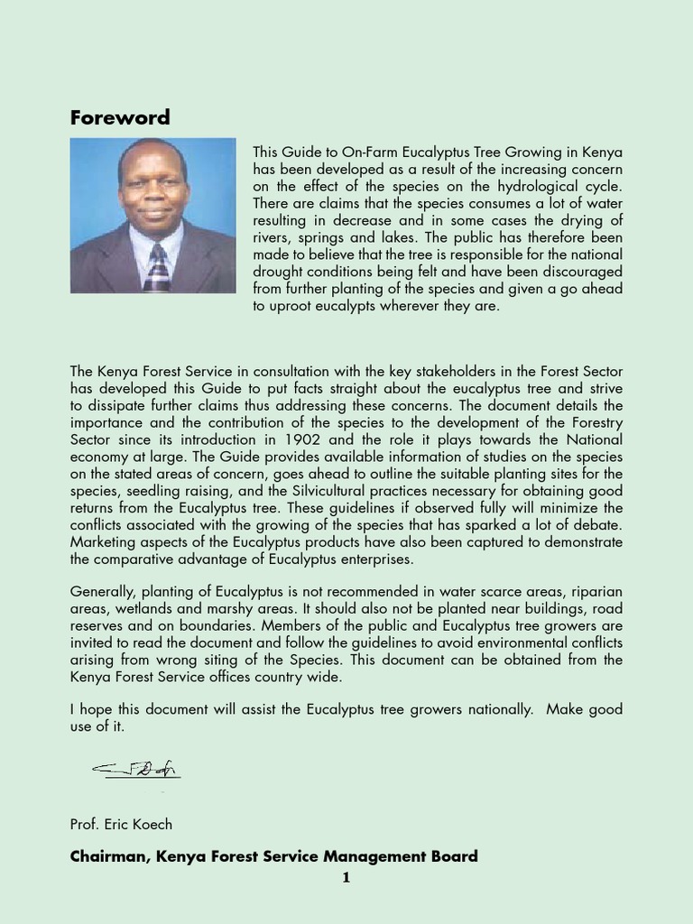 Management of Eucalyptus | PDF | Eucalyptus | Soil