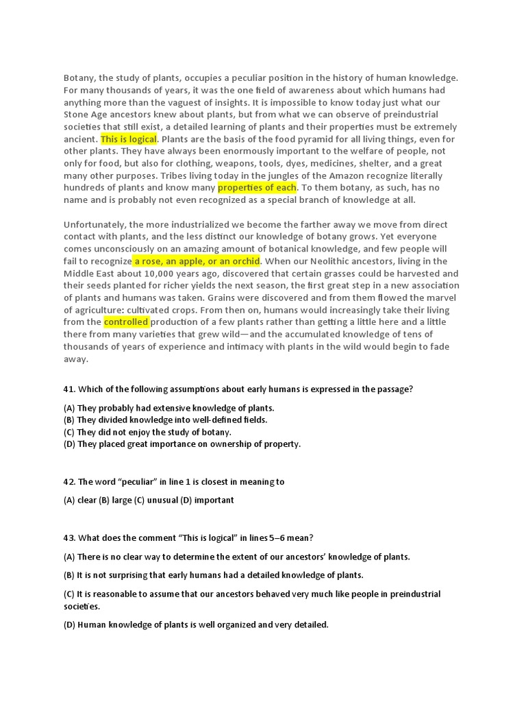 Botany | PDF | Botany | Plants