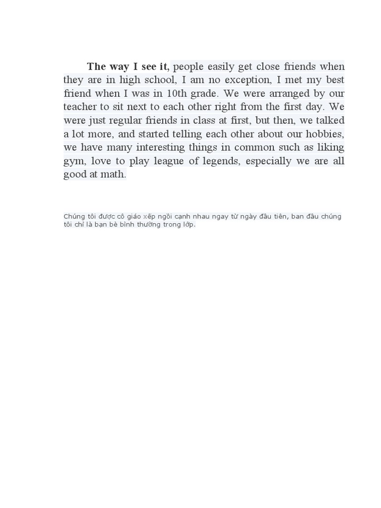The Way I See It | PDF