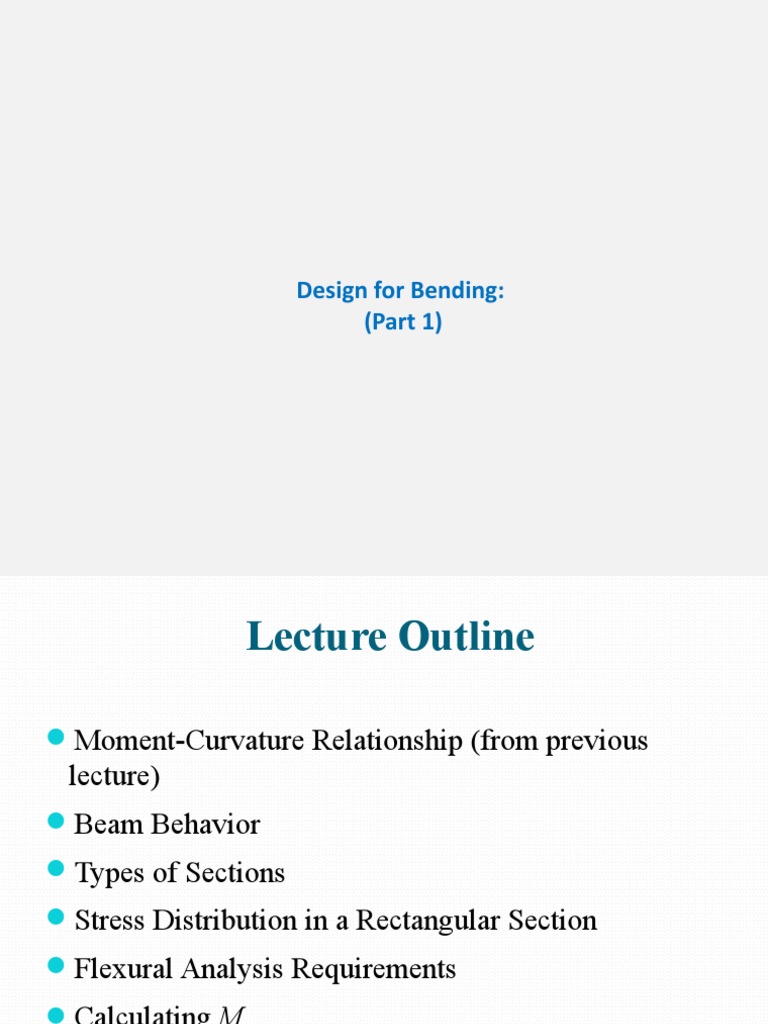 Lecture 4 - Bending (Part 1) | PDF