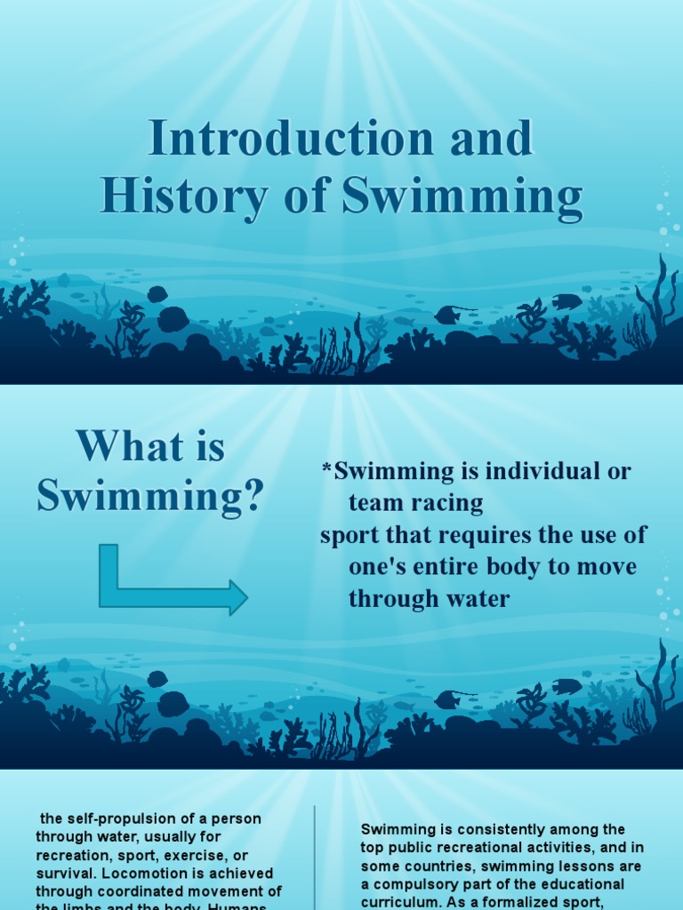 History of Swimming SIRG. | PDF | Swimming (Sport) | Swimming