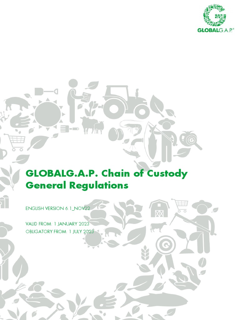 GG CoC GR v6 1 Nov22 en | PDF | Product (Business) | Food Safety