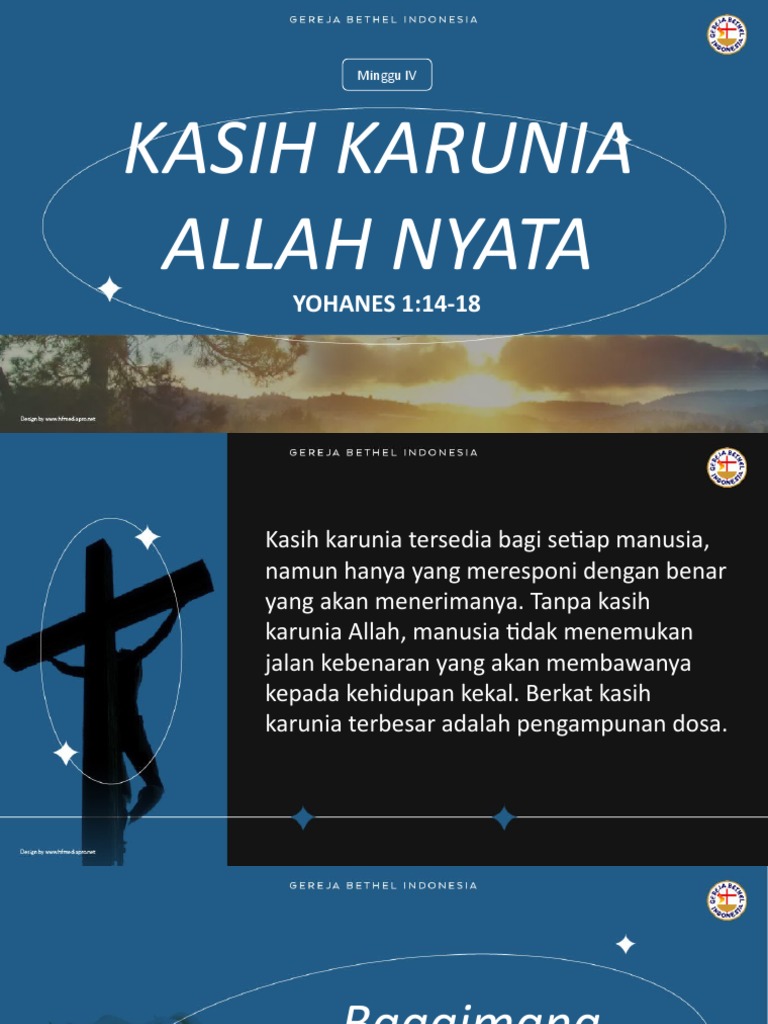 04 Kasih Karunia Allah Nyata | PDF | Agama & Spiritualitas