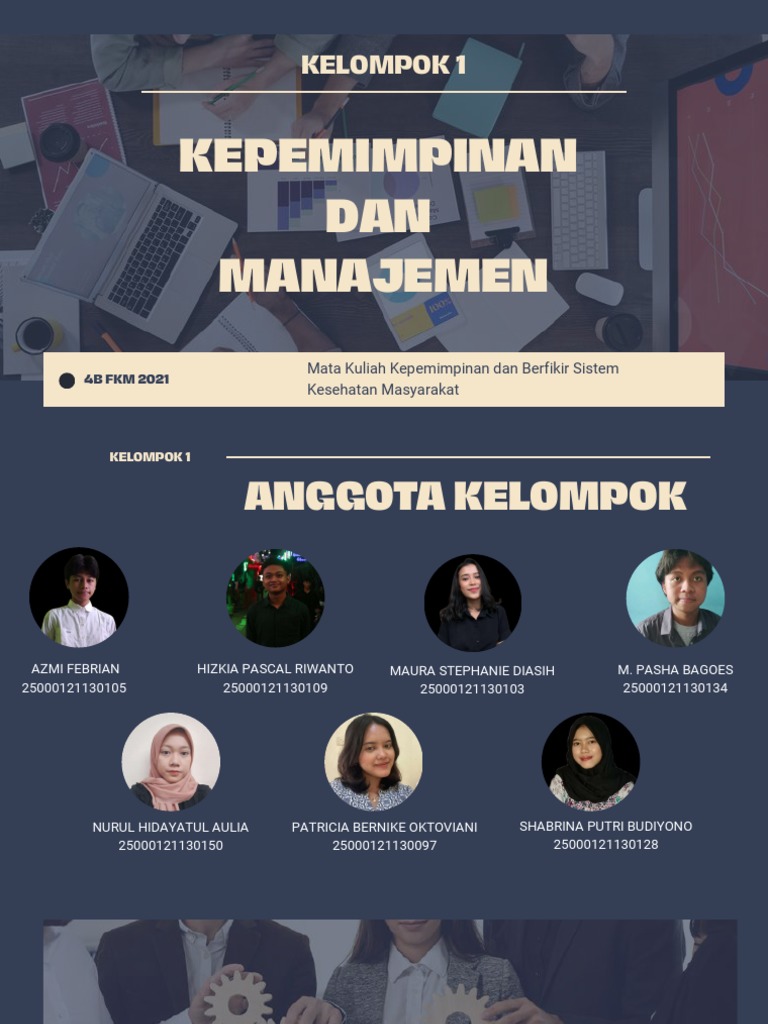 01 - Kepemimpinan Dan Manajer - PPT - 4B | PDF