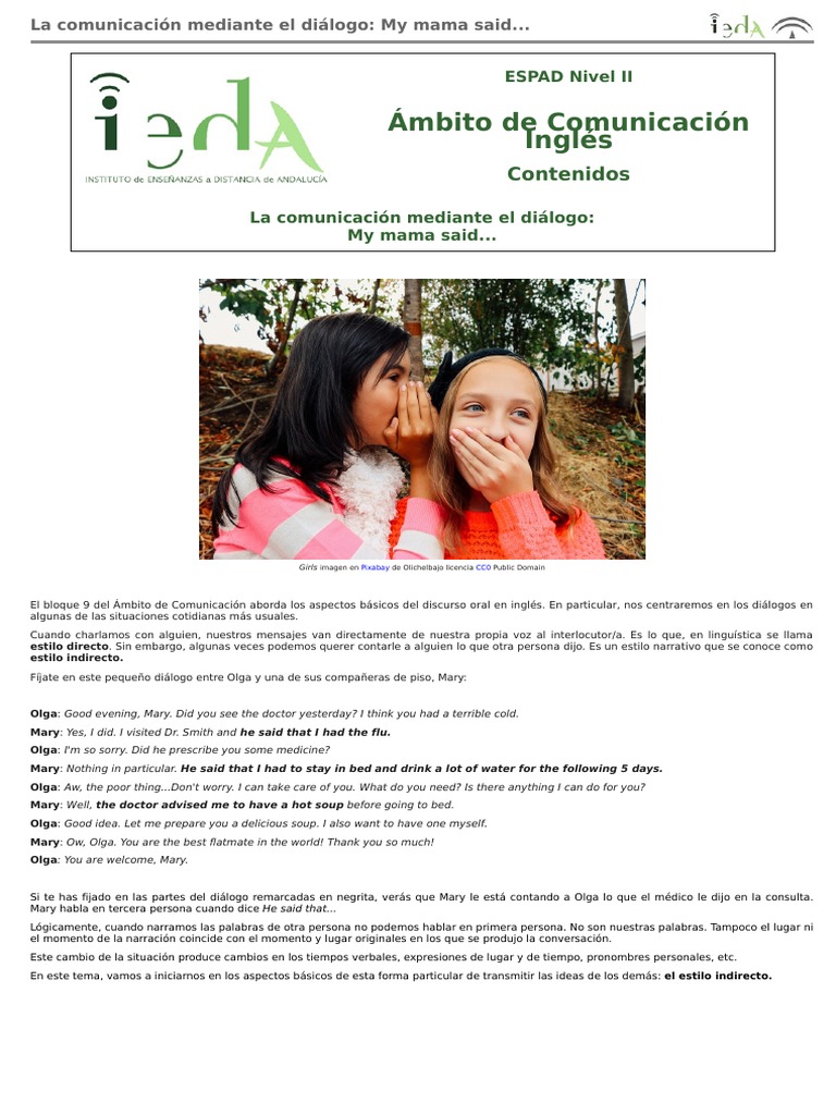 Bloque 9 ESPA Resumen | PDF | Oración (Lingüística) | Verbo