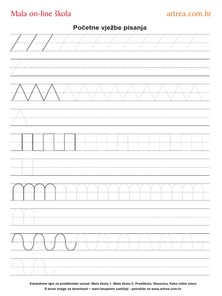 Predskola Pisanje | PDF