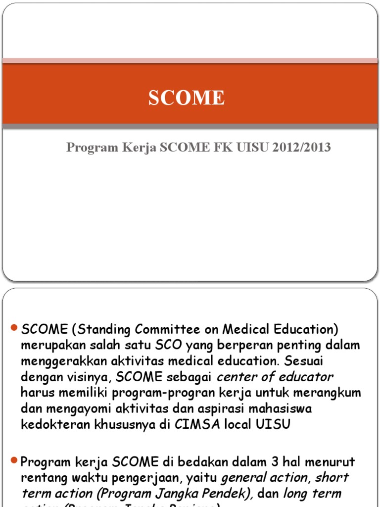 SCOME Progja | PDF