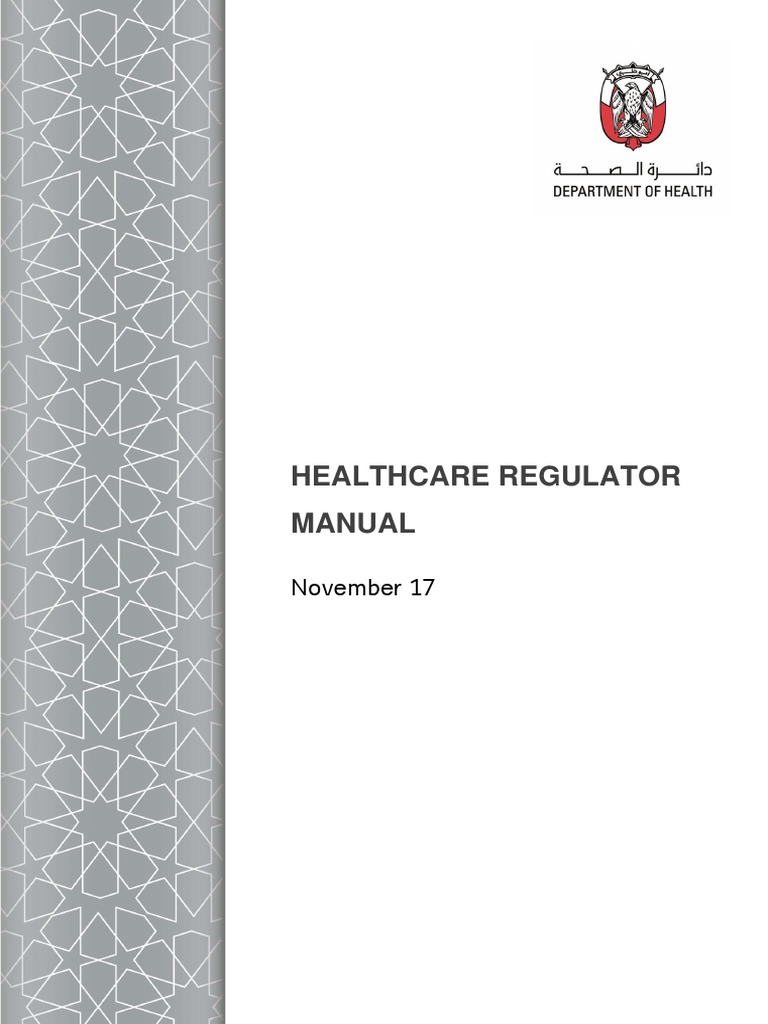 Haad Regulator Manual | PDF | Health Care | Health Professional