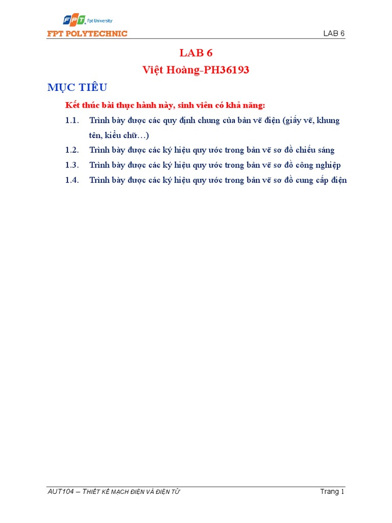 AUT104 Lab6 | PDF