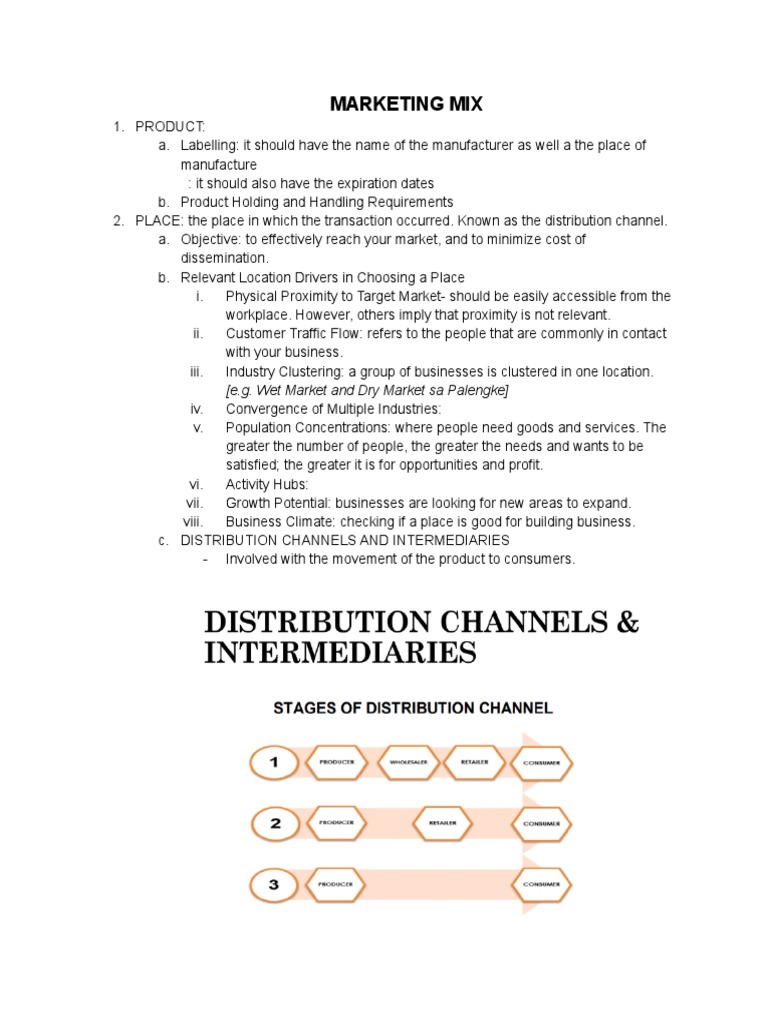 Marketing Mix | PDF | Marketing | Pricing