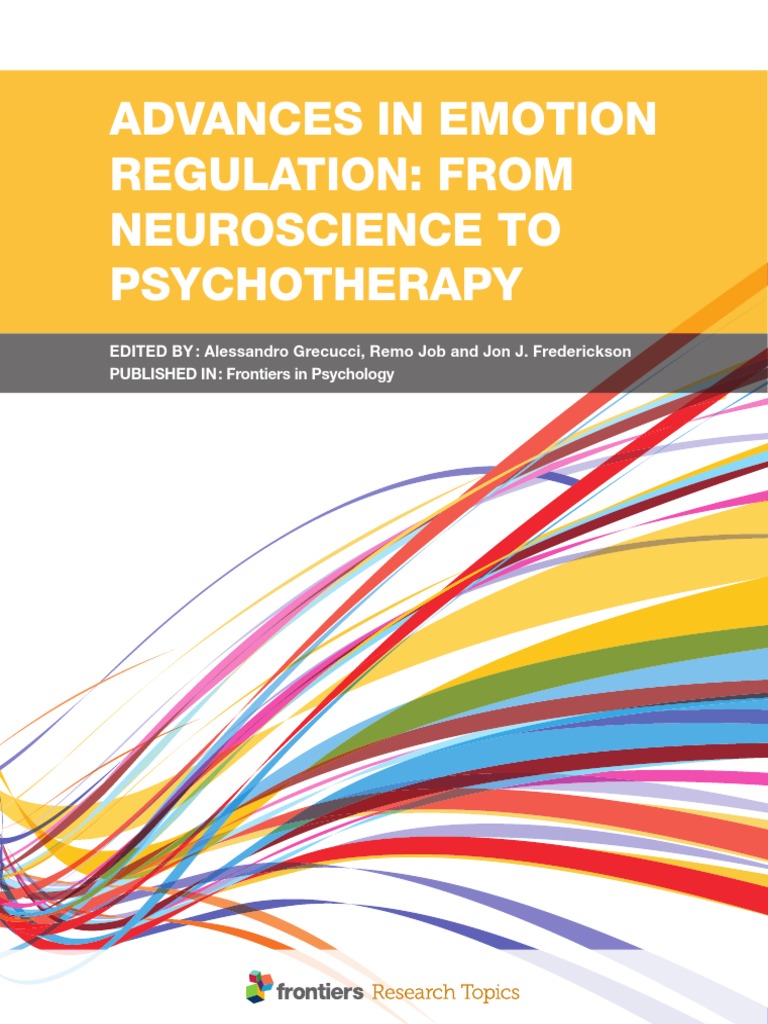 Advances in Emotion Regulation From Neur | PDF | Psychotherapy | Emotions