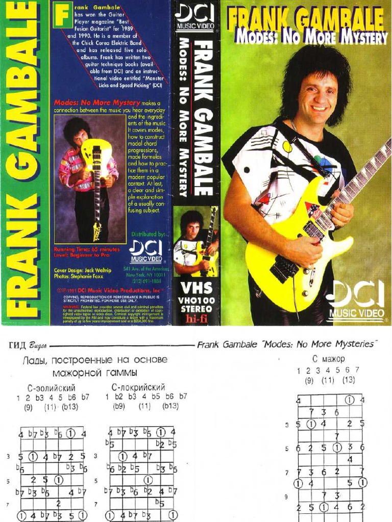 Frank Gambale - Modes No More Mystery | PDF