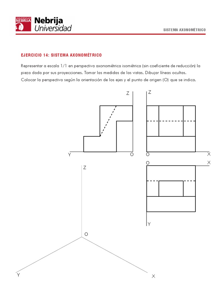 Axonometrico _ Más Ejercicios | PDF