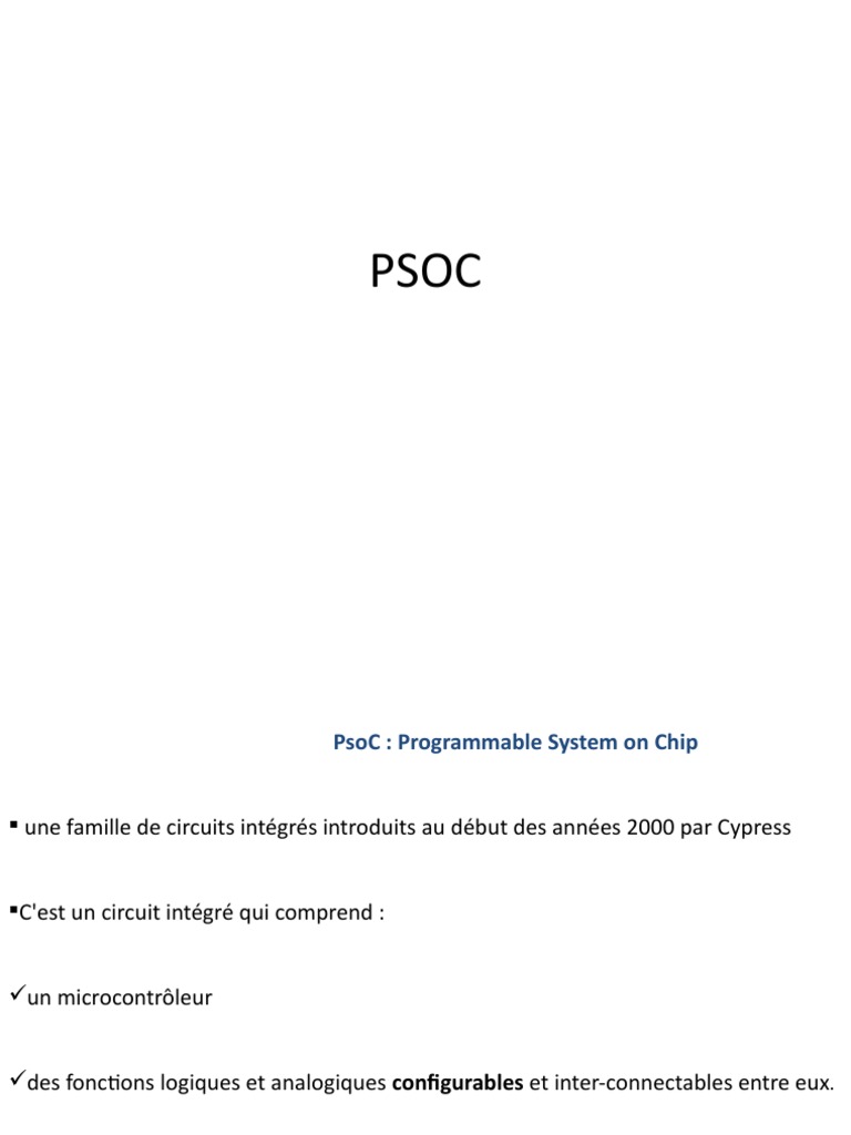 PSOC | PDF