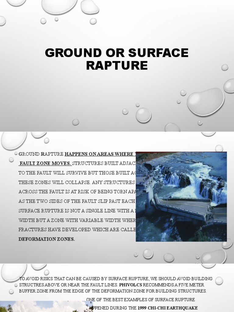 Ground or Surface Rapture Ivy | PDF | Fault (Geology) | Earthquakes