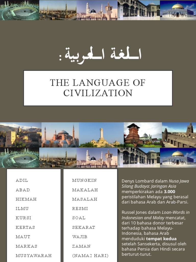 Bahasa Arab - The Language of Civilization | PDF