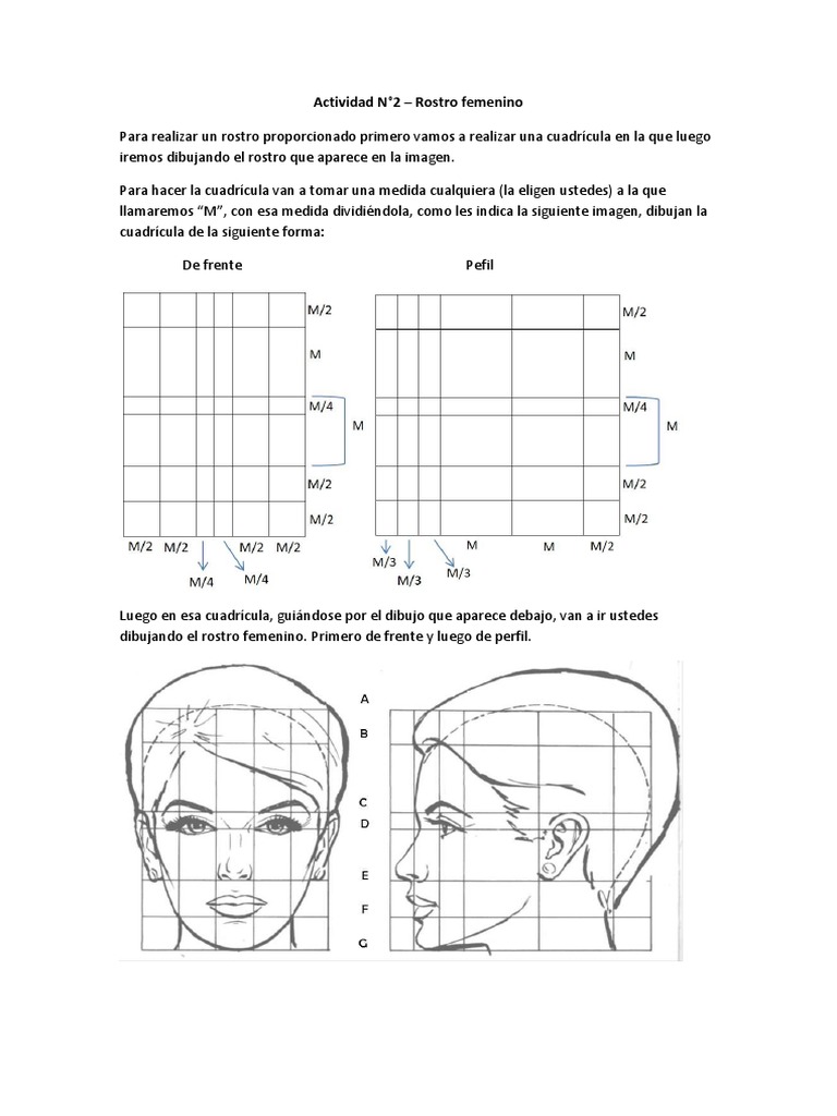 Perfil De Rostro Femenino De Frente Retrato De Mujer De Perfil