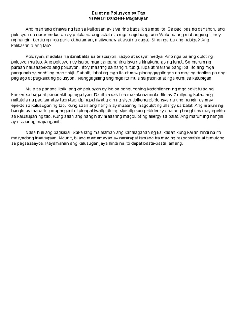 Pormal Na Sanaysay | PDF