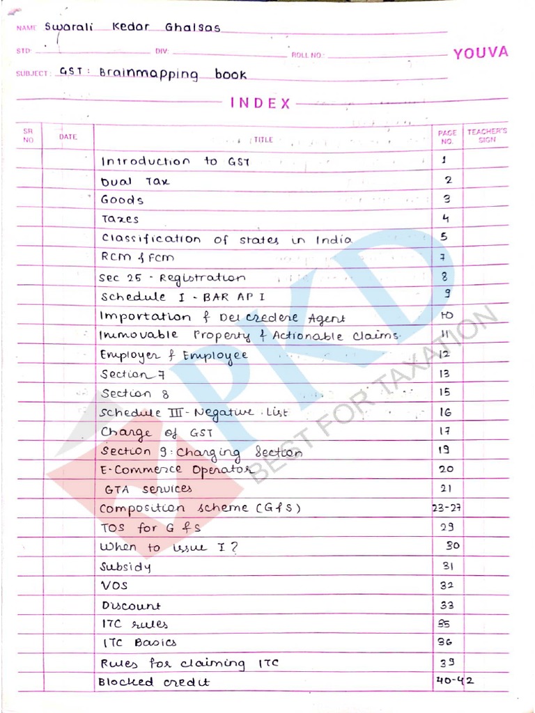 GST Brain Mapping PKD | PDF