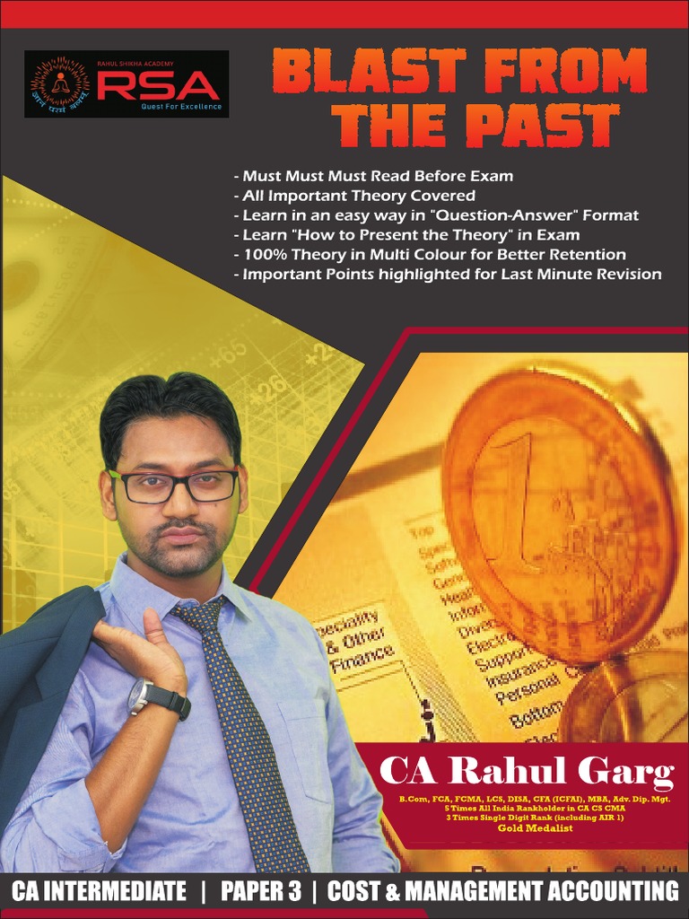 CA Inter Costing Blast From The Past by Rahul Garg Sir | PDF ...